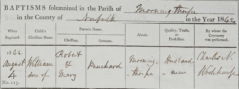 Samuel Punchard (1844 – 1935) – not just any family